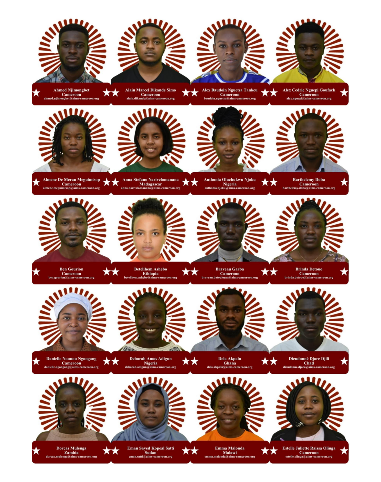Meet the students 2022/2023 – AIMS Cameroon